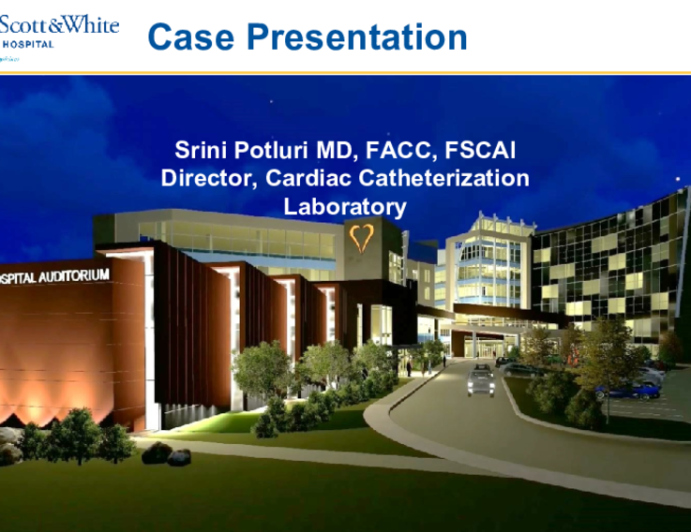 Case Presentation: 74 year old male patient with no previous CAD and has HTN | tctmd.com